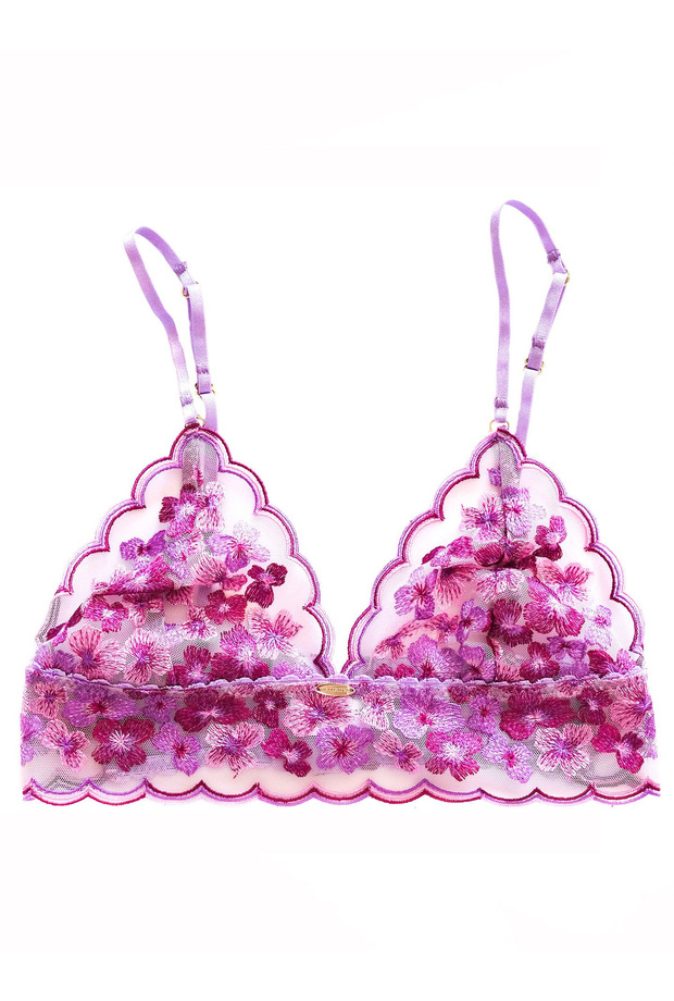 Juniper - Lace Triangle Bralette | Lace Lingerie - Nette Rose