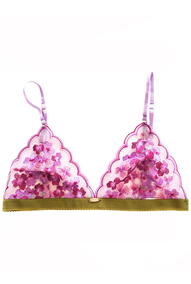 Juniper - Lace Triangle Bralette | Lace Lingerie - Nette Rose