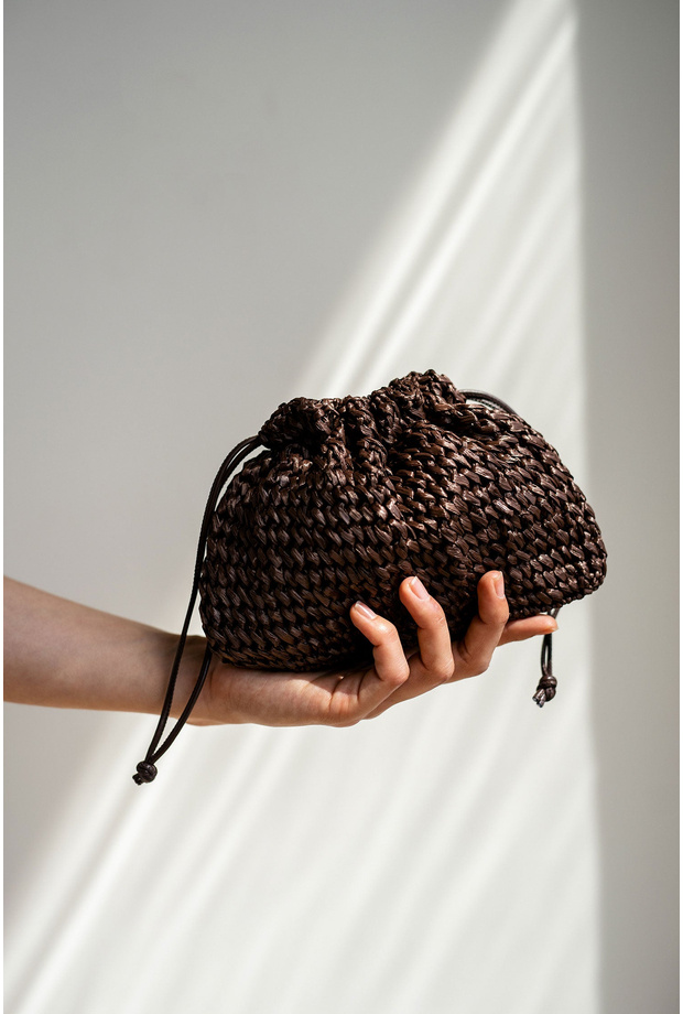Raffia Clutch in Natural | Raffia Bag